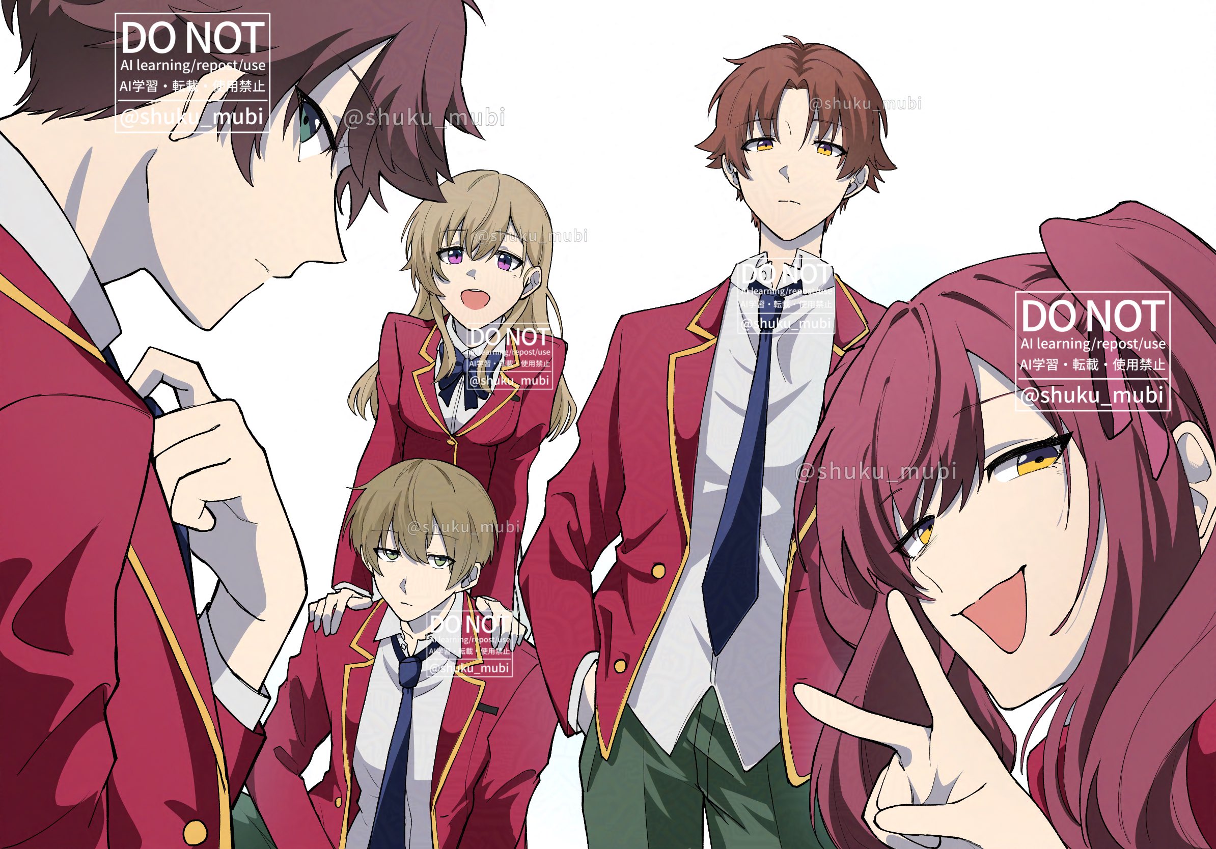 The Big ImageBoard (TBIB) - 2girls 3boys advanced nurturing high school ...