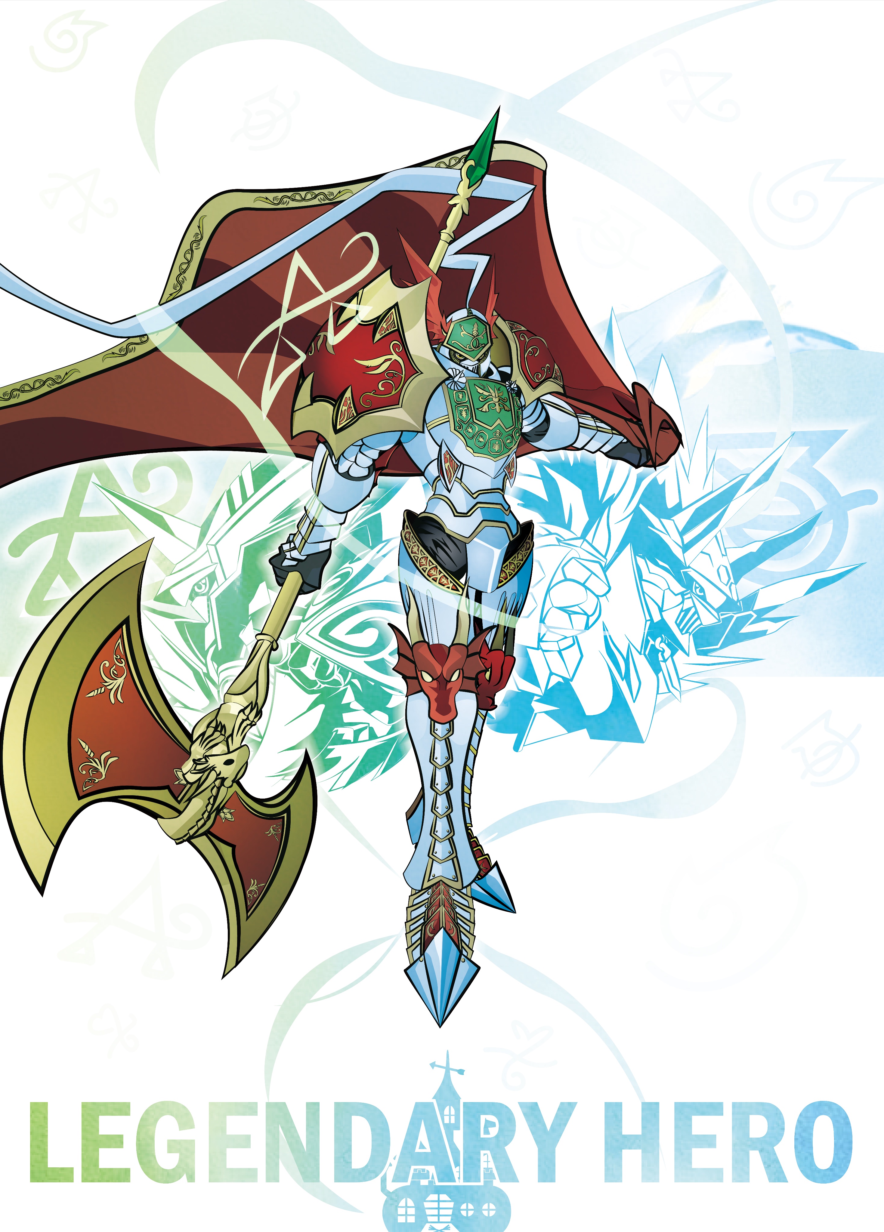 The Big ImageBoard (TBIB) - absurdres armor bardiche (weapon) cape ...