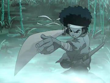 The Big ImageBoard (TBIB) - afro afro samurai cap headband huey freeman ...