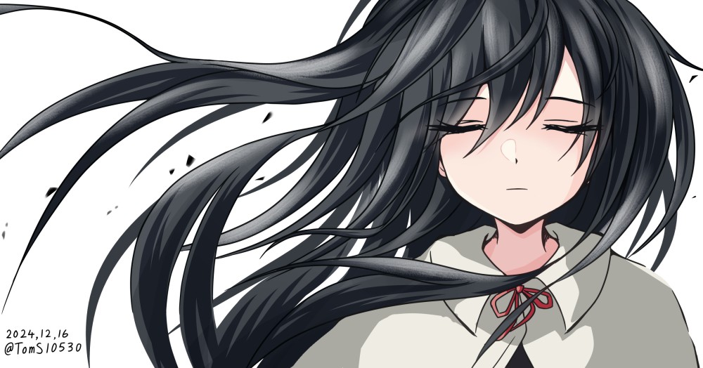 The Big ImageBoard (TBIB) - 1girl asashio (kancolle) asashio kai ni (kancolle) black hair black ...