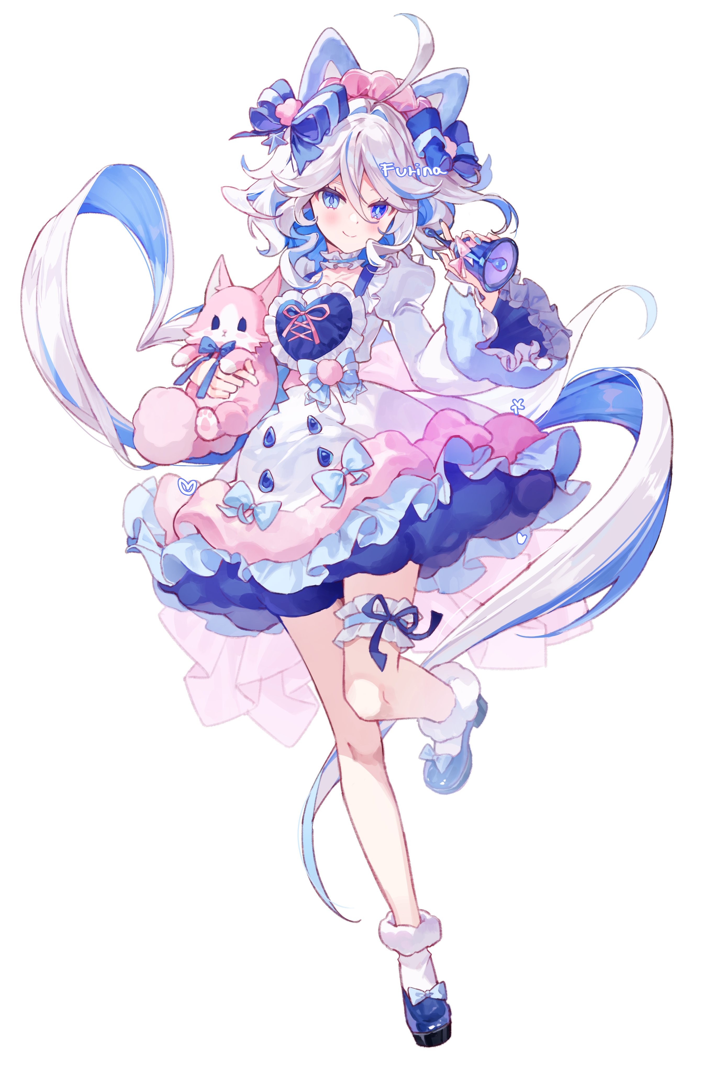 The Big ImageBoard (TBIB) - 1girl absurdly long hair absurdres ahoge alternate costume alternate ...