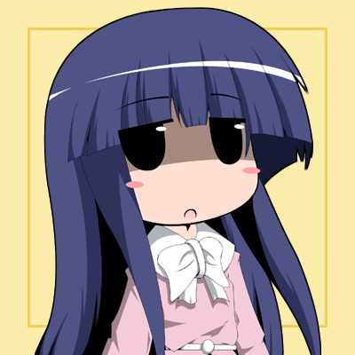 The Big ImageBoard (TBIB) - 1girl :o artist request black eyes blue hair blunt bangs blush ...