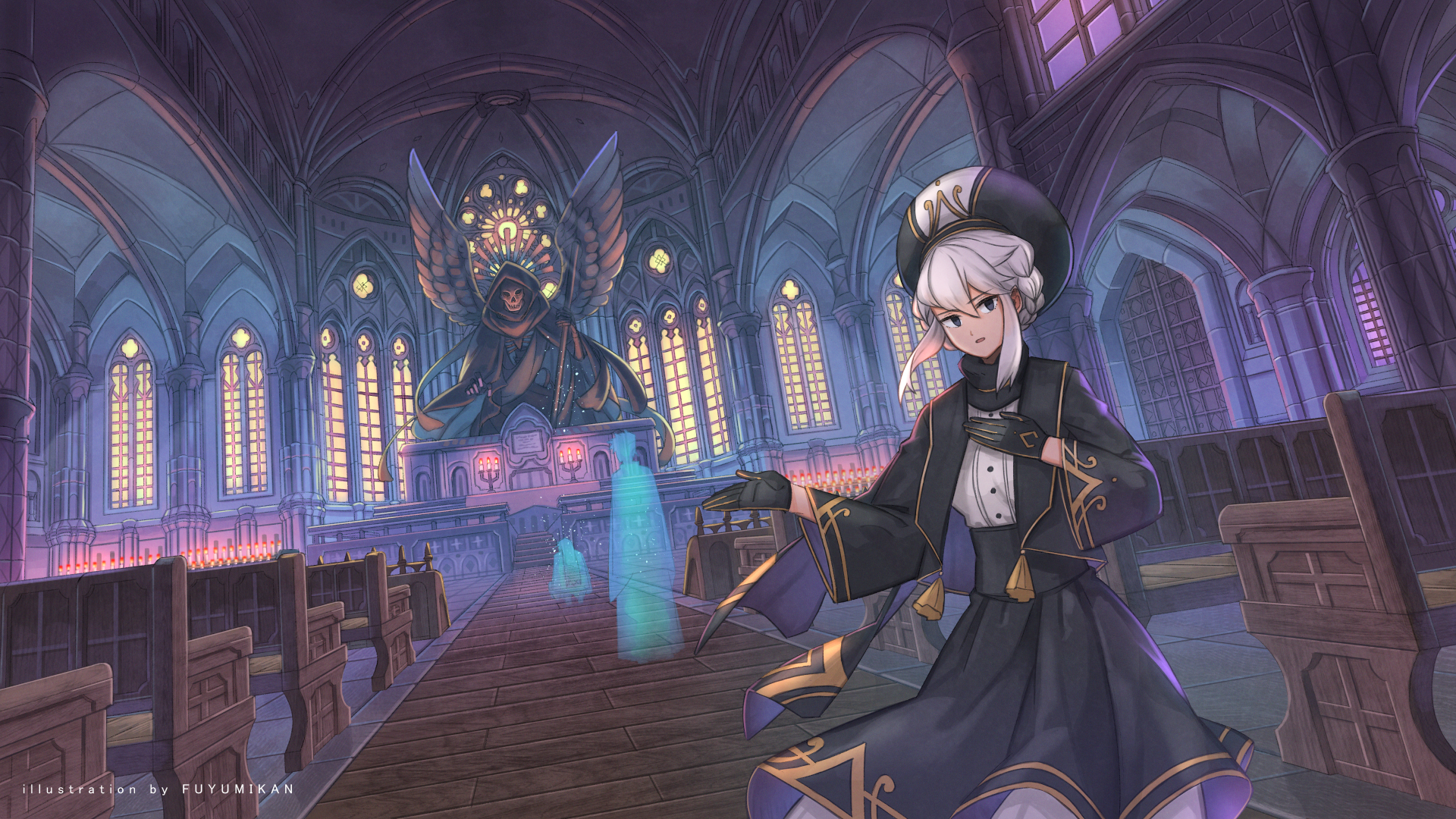 The Big ImageBoard (TBIB) - 1girl artist name black gloves check ...