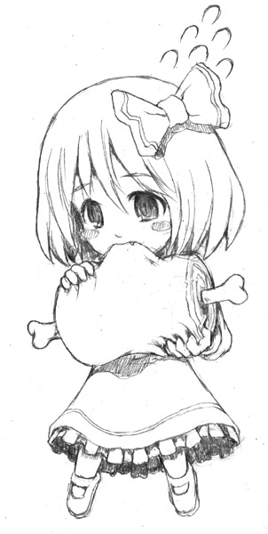 The Big ImageBoard (TBIB) - bangs boned meat chibi eyebrows visible ...