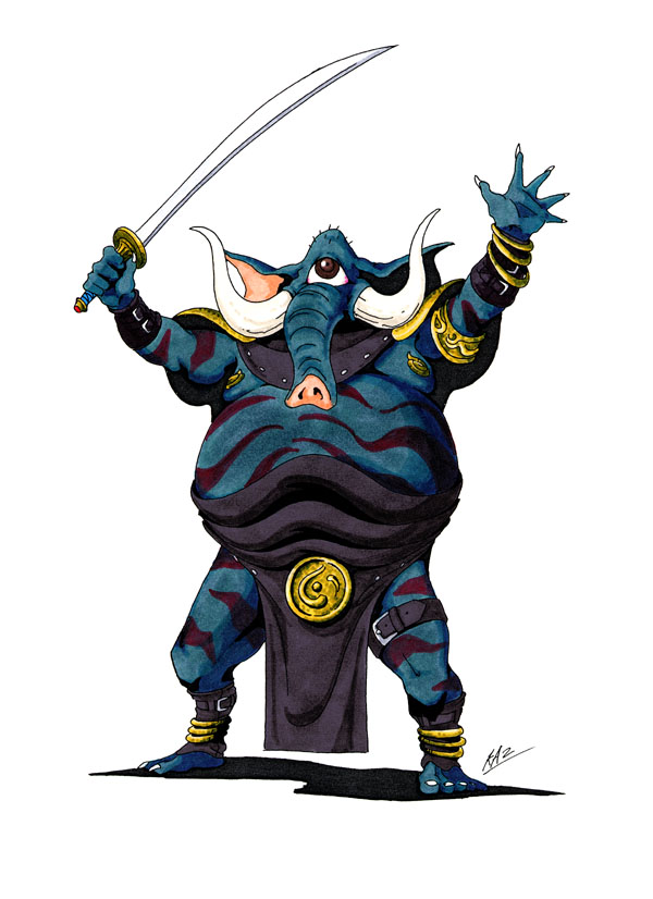 The Big ImageBoard (TBIB) - atlus blue skin demon elephant girimehkala ...