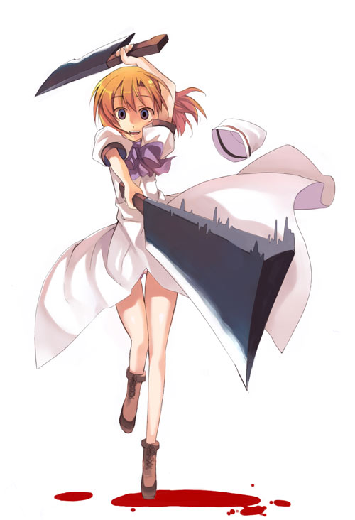 The Big ImageBoard (TBIB) - 1girl blood crazy higurashi no naku koro ni ...