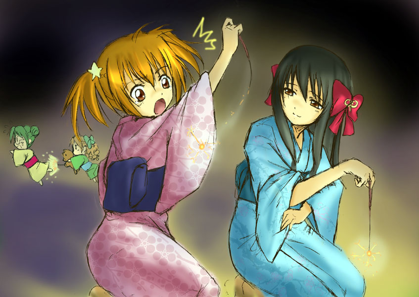 The Big ImageBoard (TBIB) - 4girls artist request byakudan kagome ...