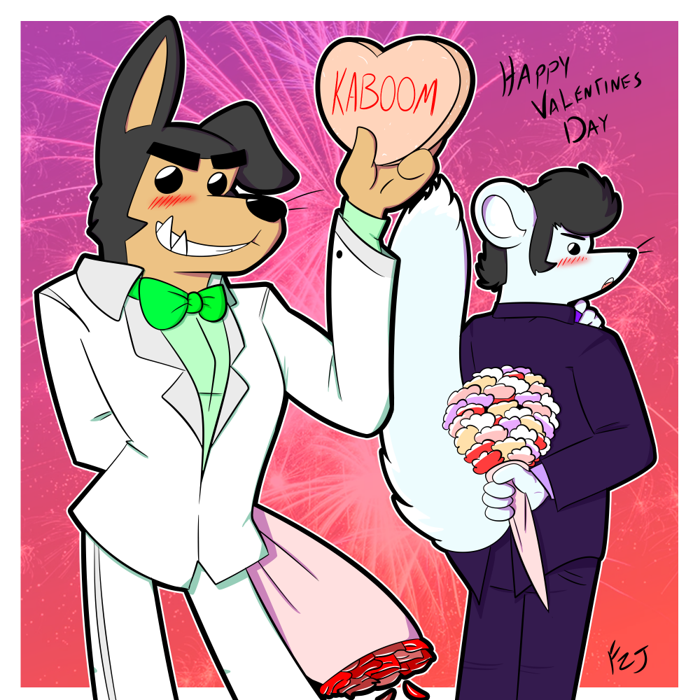 The Big Imageboard Tbib 11 Anthro Blush Buddy Thunderstruck Character Buddy Thunderstruck