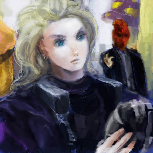 The Big ImageBoard (TBIB) - 1boy 1girl bad id bad pixiv id blonde hair blue eyes dorohedoro ...