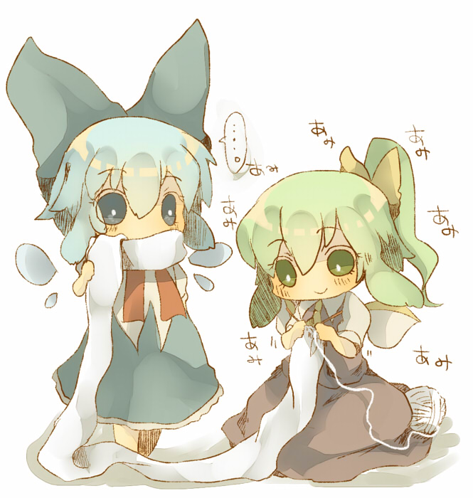 The Big Imageboard Tbib 2girls Bad Id Bad Pixiv Id Blue Eyes Blue
