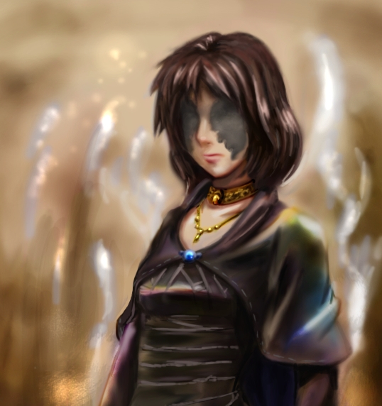 The Big Imageboard Tbib Black Hair Cape Choker Demons Souls Demon
