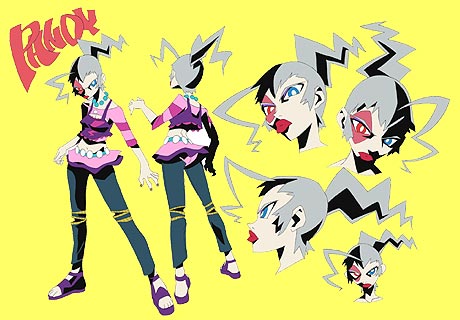 The Big ImageBoard (TBIB) - blue eyes dead leaves heterochromia imaishi hiroyuki lips lowres ...