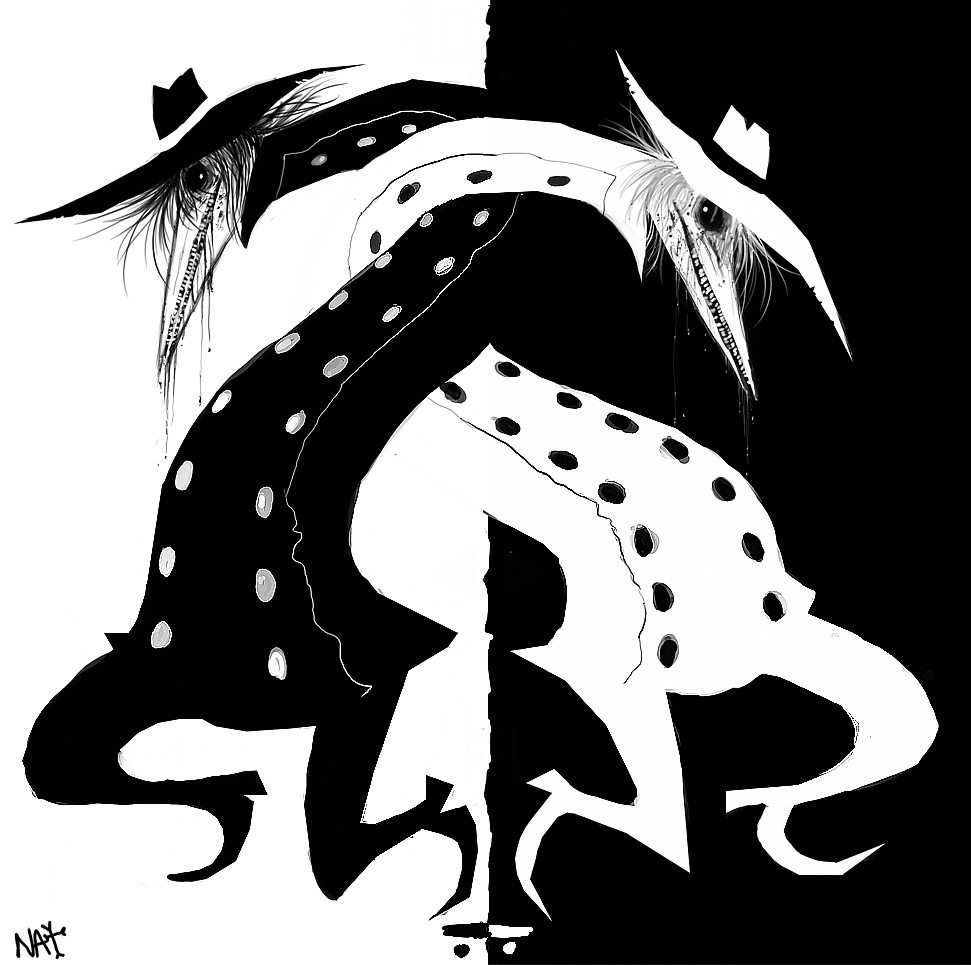 The Big ImageBoard (TBIB) - armless biped black and white clothed ...