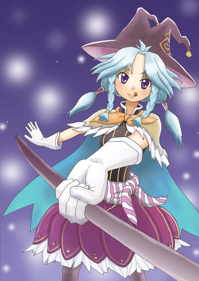The Big ImageBoard (TBIB) - blue hair hat marion marion (rune factory ...