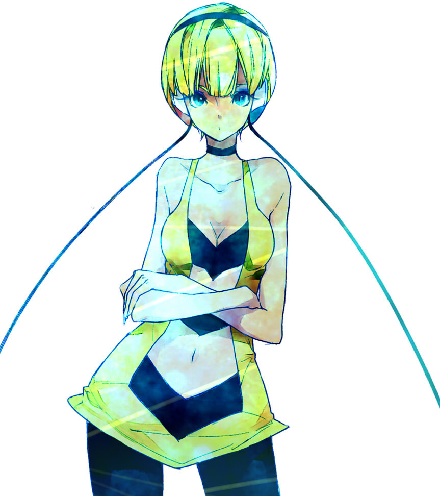 The Big ImageBoard (TBIB) - 1girl bad id bad pixiv id blonde hair breasts elesa (pokemon) medium ...