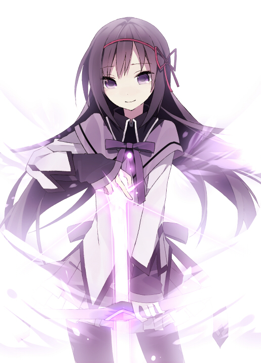 The Big Imageboard Tbib Akemi Homura Bad Id Bad Pixiv Id Black Hair