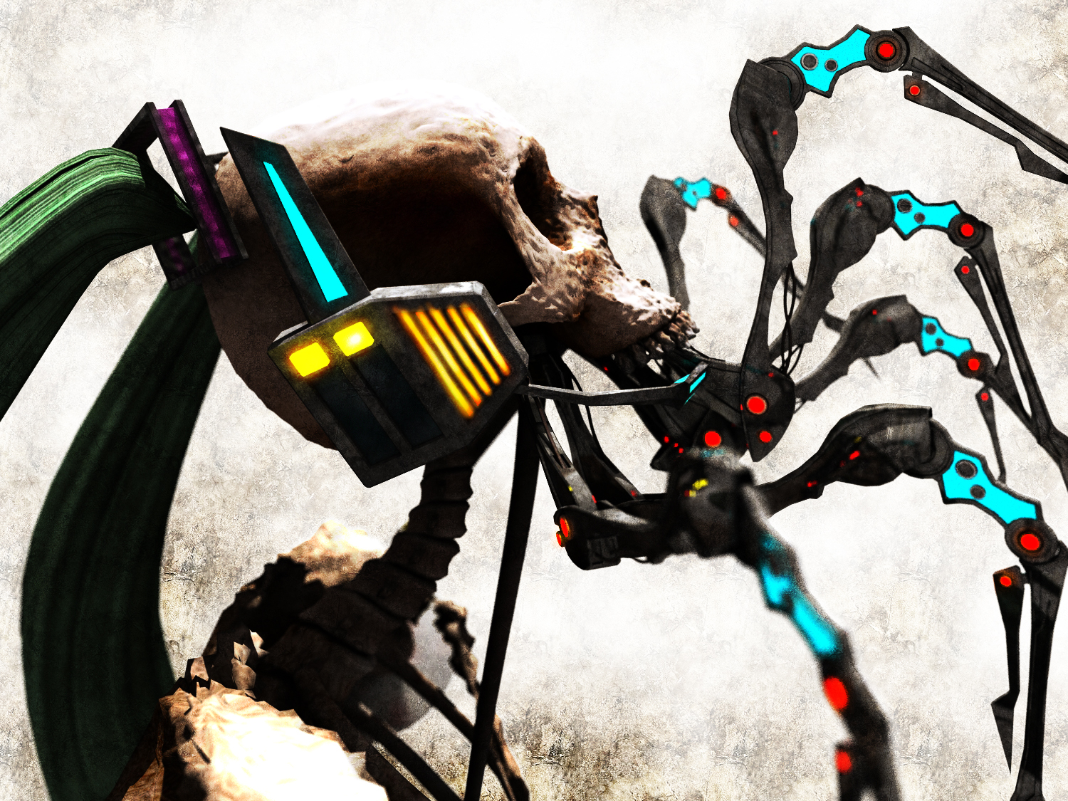 The Big ImageBoard (TBIB) - 3d bone calne ca cosplay deino green hair ...