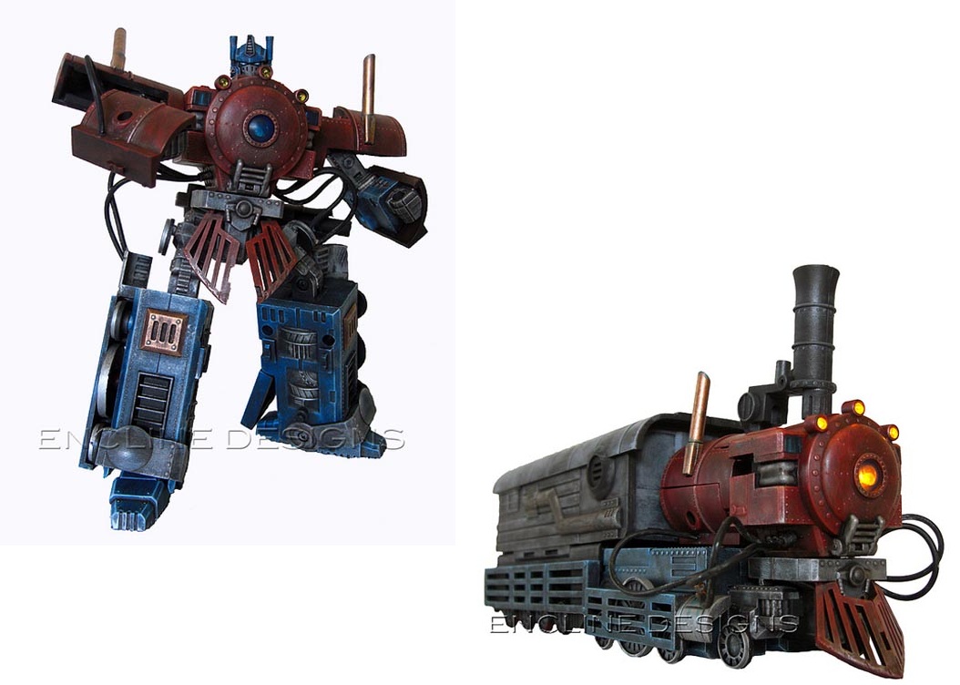 The Big ImageBoard (TBIB) - optimus prime steampunk tagme train ...