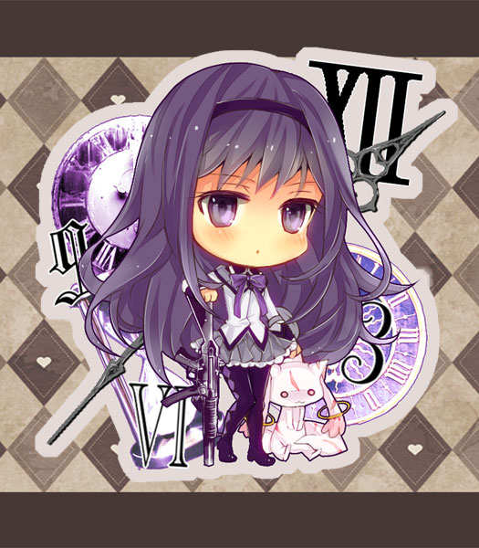 The Big Imageboard Tbib Akemi Homura Atea Bad Id Bad Pixiv Id Black