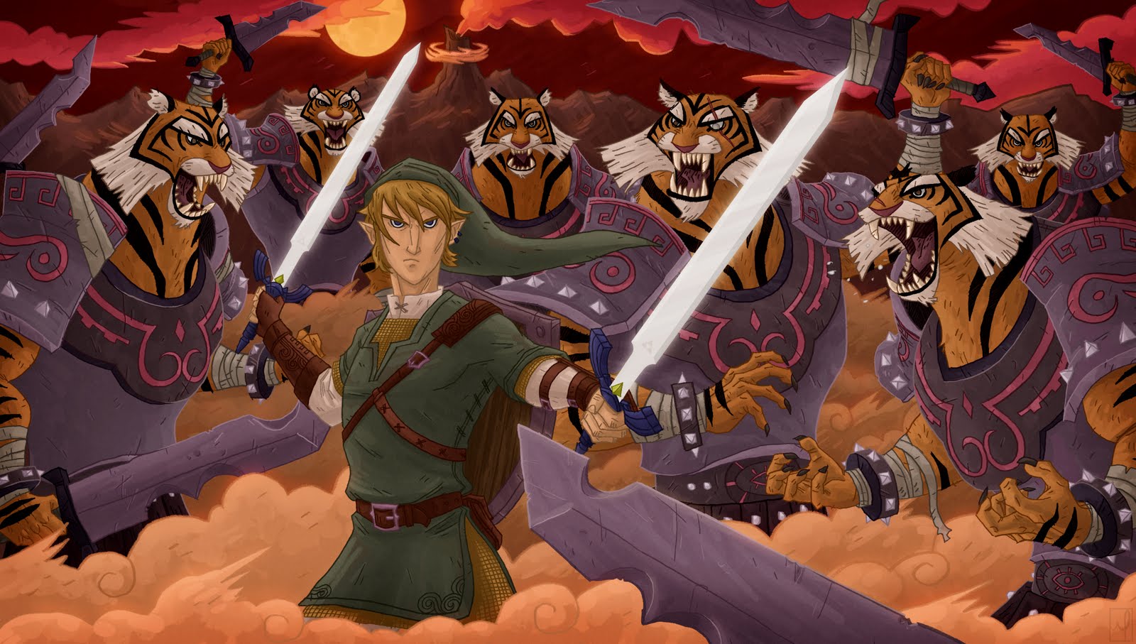 The Big ImageBoard (TBIB) - dual wielding highres link sword the legend ...