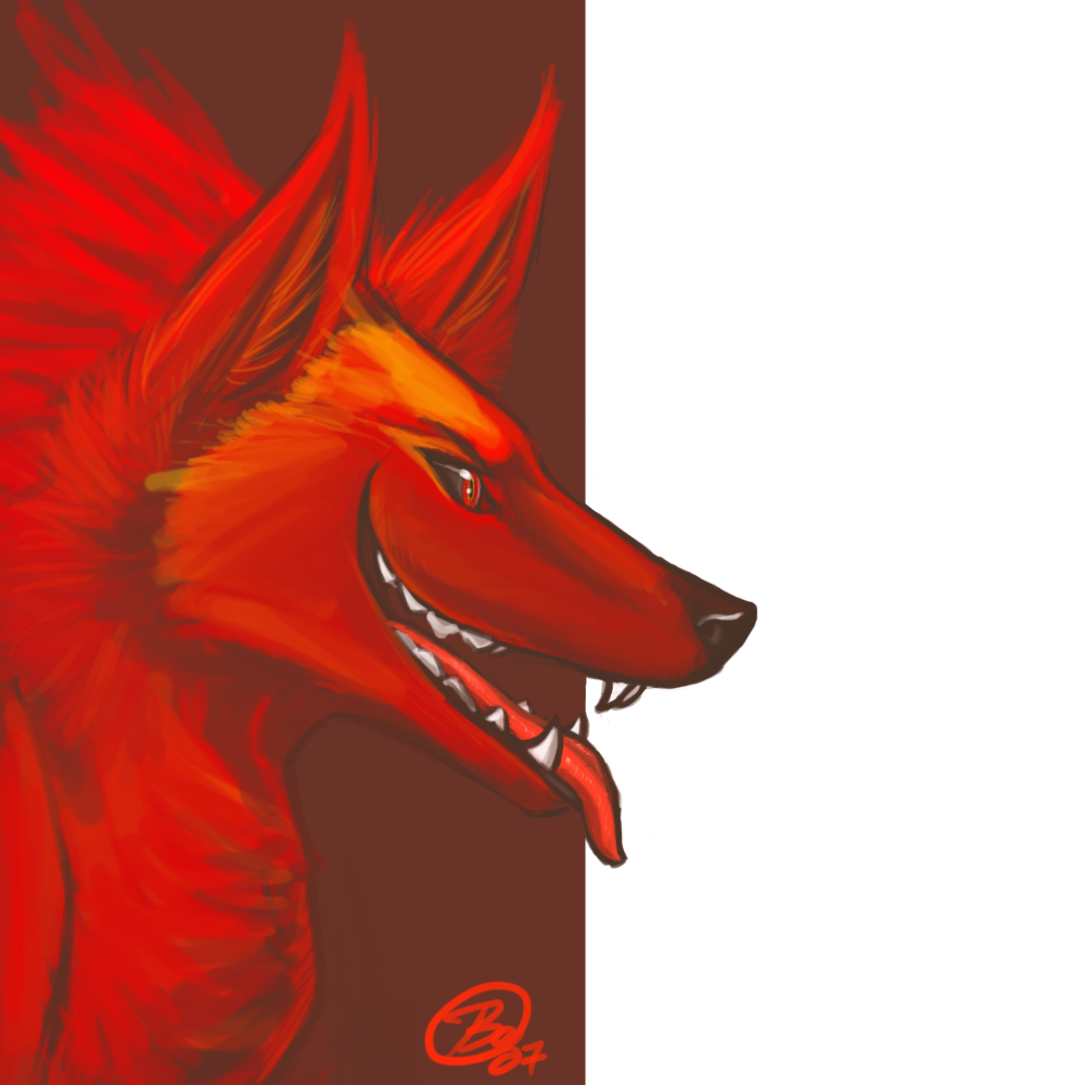 The Big ImageBoard (TBIB) - 1:1 alpha channel ambiguous gender anthro black sclera border canid ...