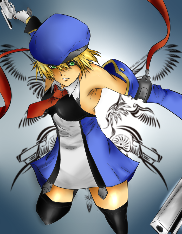 The Big Imageboard Tbib Arc System Works Beret Black Legwear Black