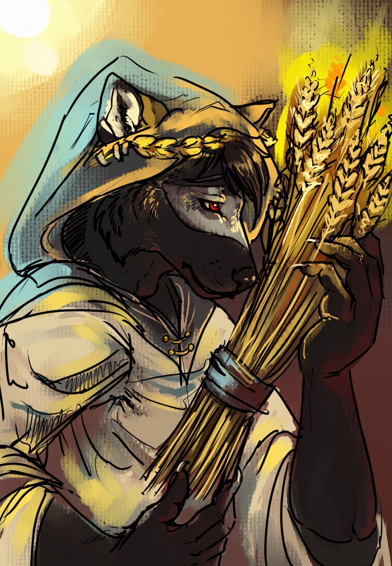 The Big ImageBoard (TBIB) - canine cereal cloak corn female grain hood ...