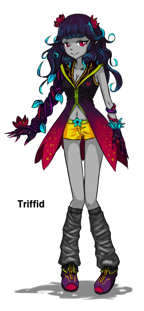 The Big ImageBoard (TBIB) - 1girl female getamped girl grey skin ...