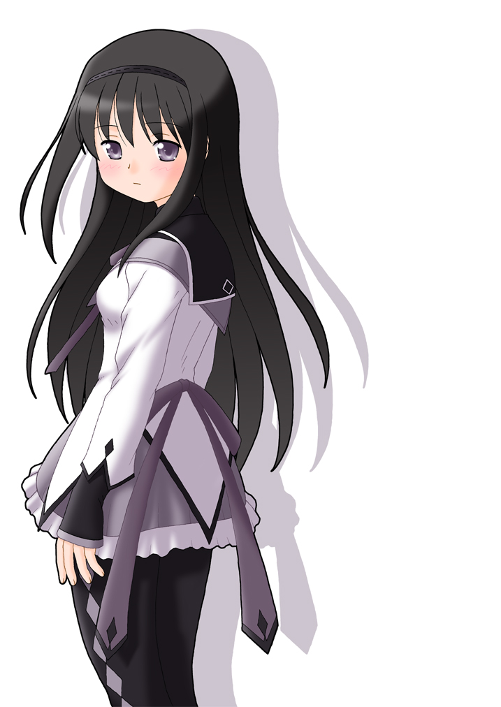 The Big Imageboard Tbib Akemi Homura Black Hair Black Hairband