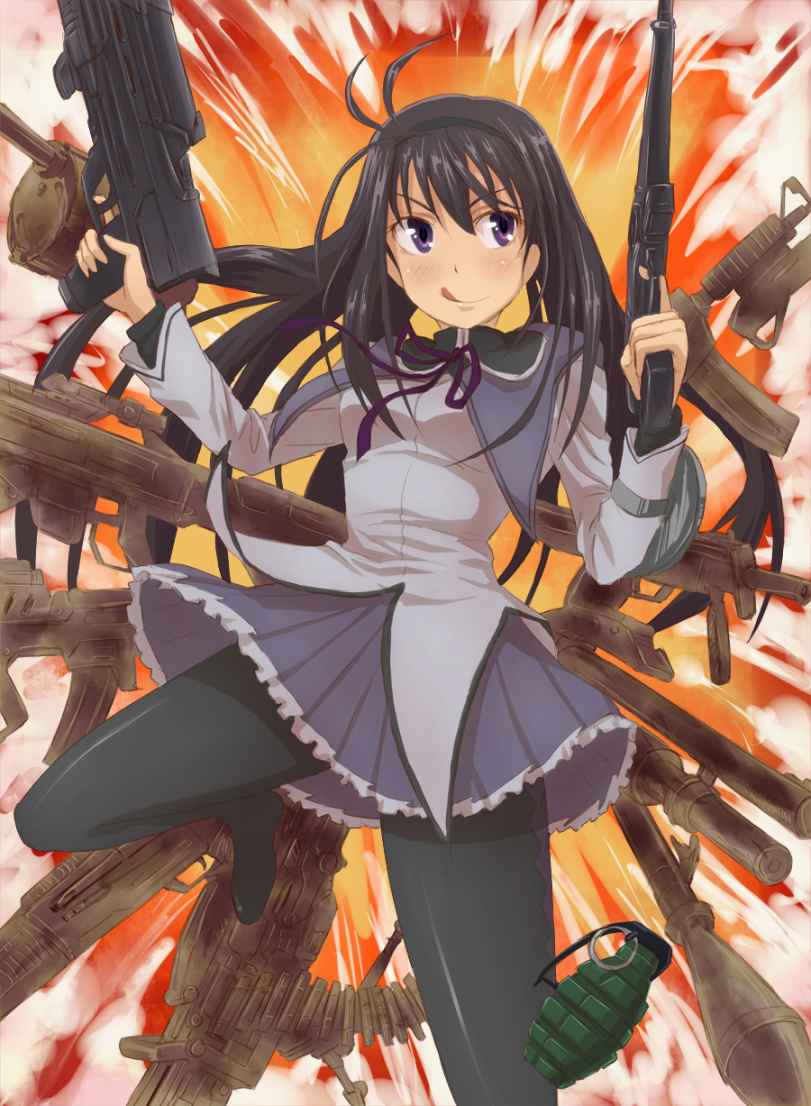 The Big ImageBoard (TBIB) - 1girl :q akemi homura akemi homura (magical ...