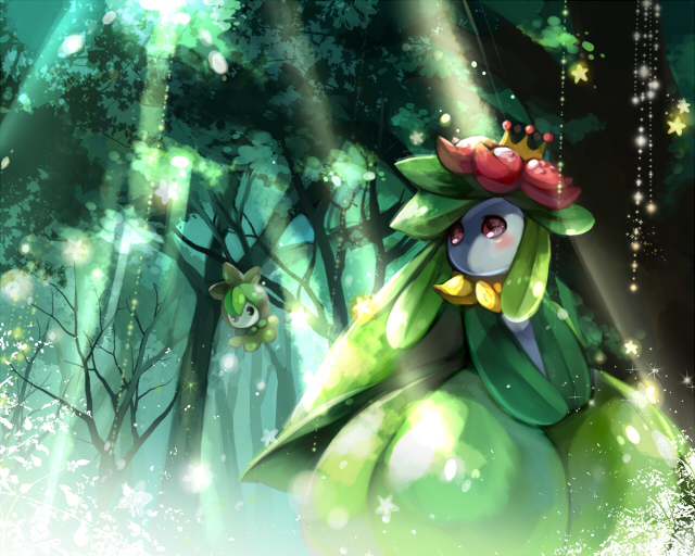 The Big ImageBoard (TBIB) - flower forest lilligant nature nintendo ...