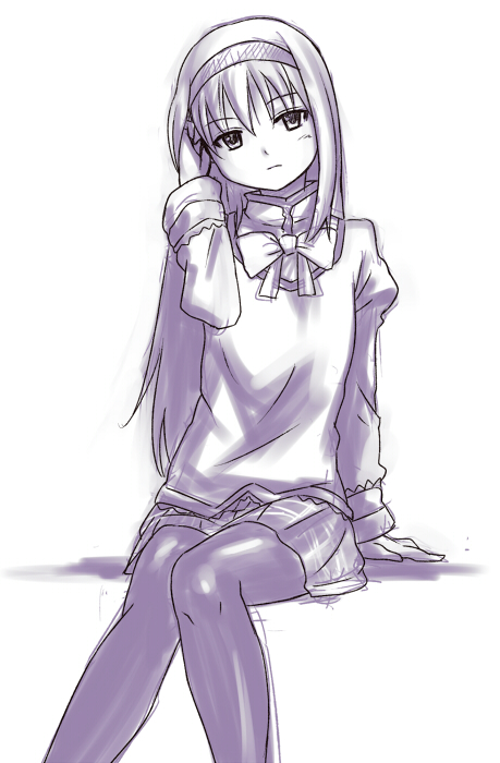 The Big Imageboard Tbib Adjusting Hair Akemi Homura Bad Id Bad