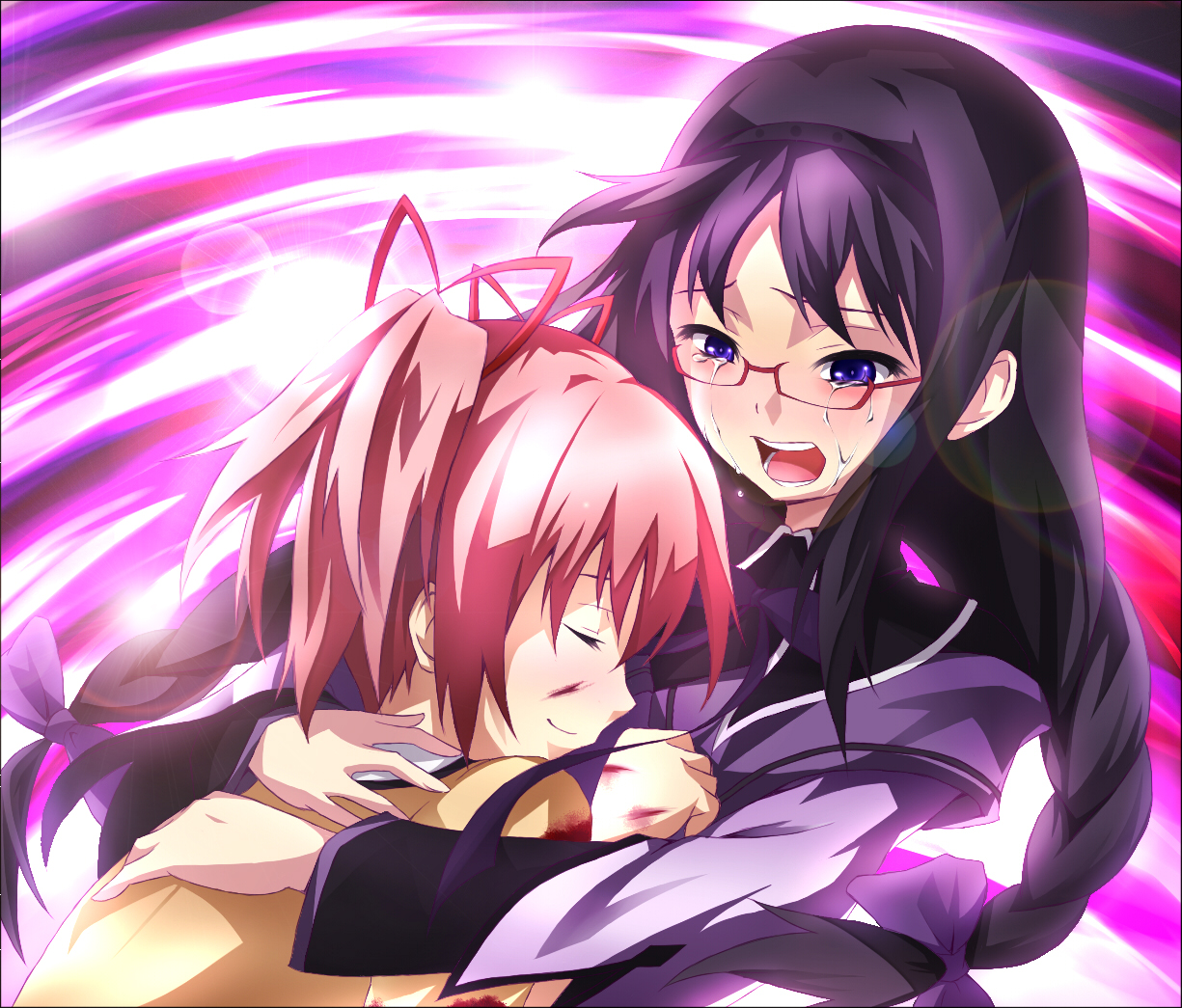 The Big Imageboard Tbib Akemi Homura Bad Id Bad Pixiv Id Black Hair
