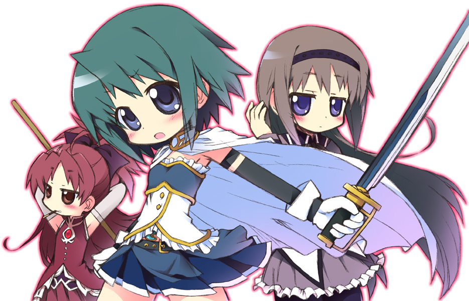 The Big Imageboard Tbib Akemi Homura Bare Shoulders Black Hair