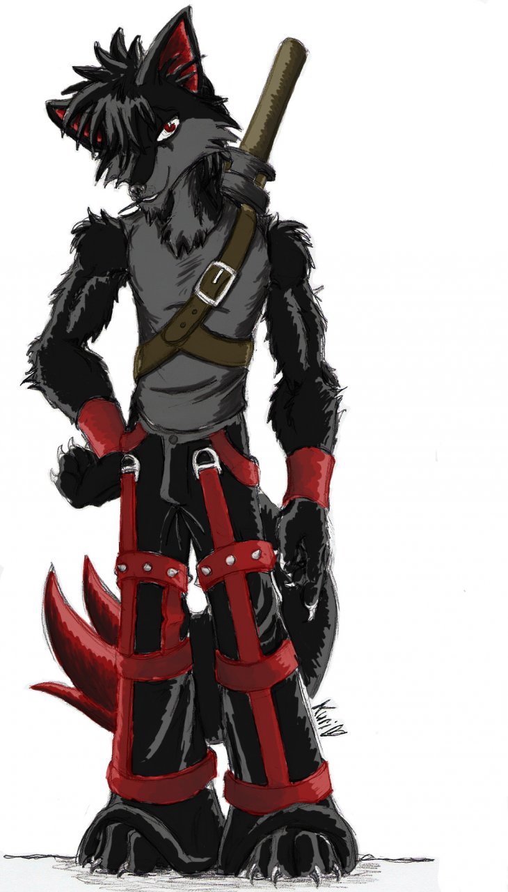 The Big ImageBoard (TBIB) - anthro black bottomwear black clothing black nose black pants ...