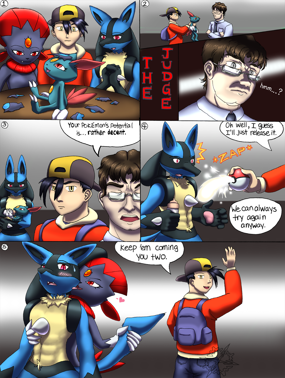 The Big Imageboard Tbib Blush Comic Ethan Pokemon Fangs Female Generation 2 Pokemon