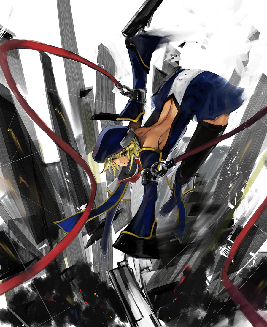 The Big ImageBoard (TBIB) - 1girl beret blazblue blonde hair bolverk ...