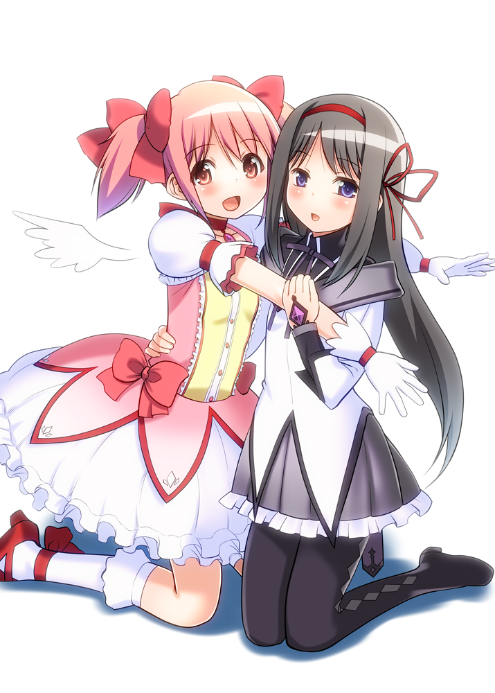 The Big Imageboard Tbib Akemi Homura Bad Id Bad Pixiv Id Black Hair