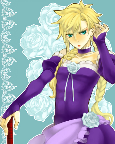 The Big Imageboard Tbib Bare Shoulders Blonde Hair Blue Eyes Blush