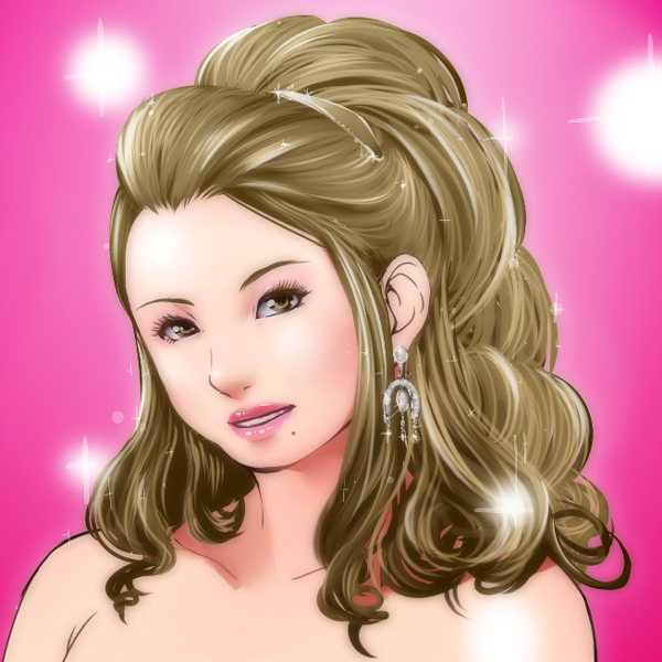 The Big Imageboard Tbib Brown Eyes Brown Hair Earring Face Ganto