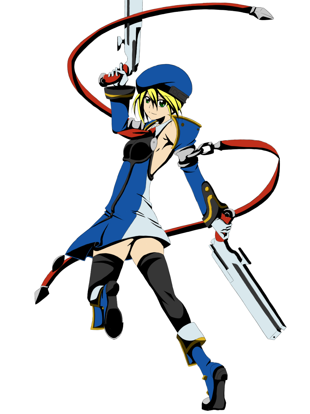 The Big Imageboard Tbib Arc System Works Beret Blazblue Blonde Hair