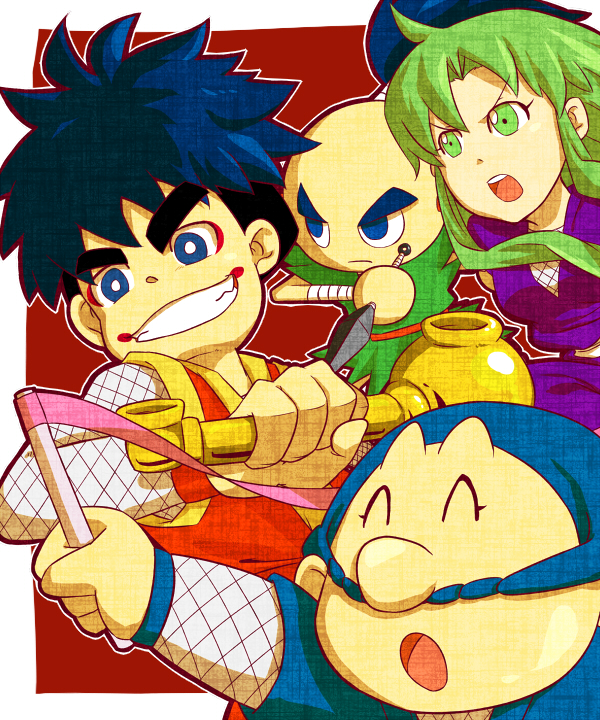 The Big ImageBoard (TBIB) - blue eyes blue hair ebisumaru everyone ...