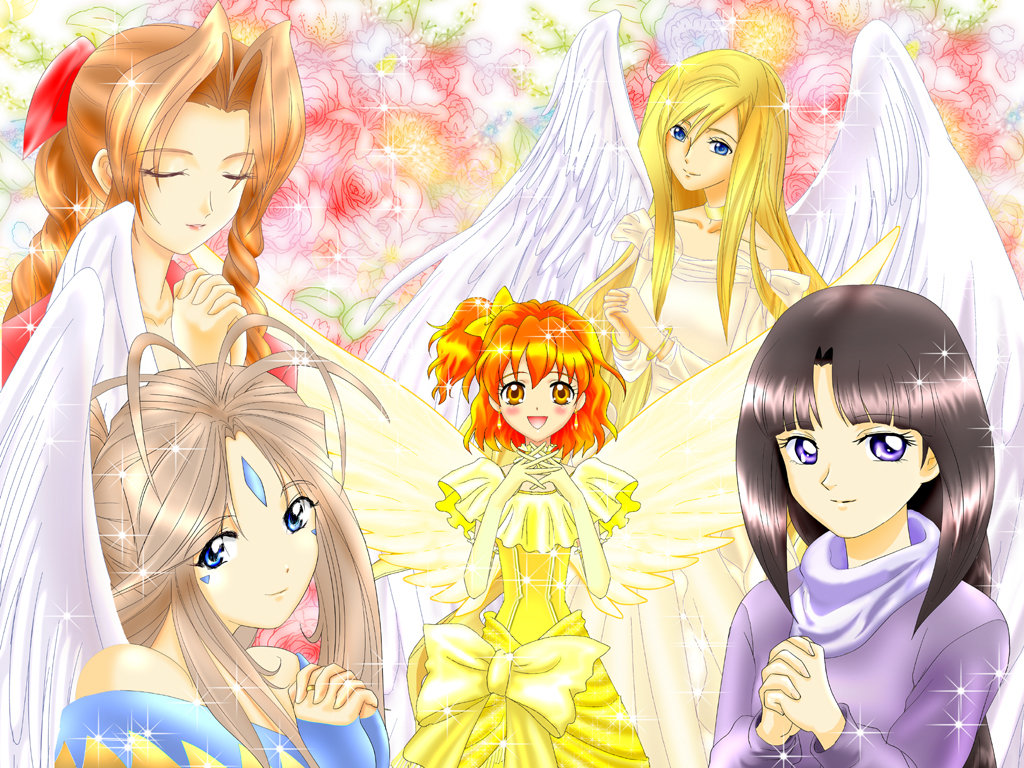 The Big Imageboard Tbib 5girls Aa Megami Sama Aerith Gainsborough