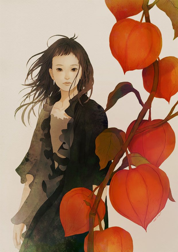 The Big Imageboard Tbib Bad Id Bad Pixiv Id Branch Brown Eyes Brown