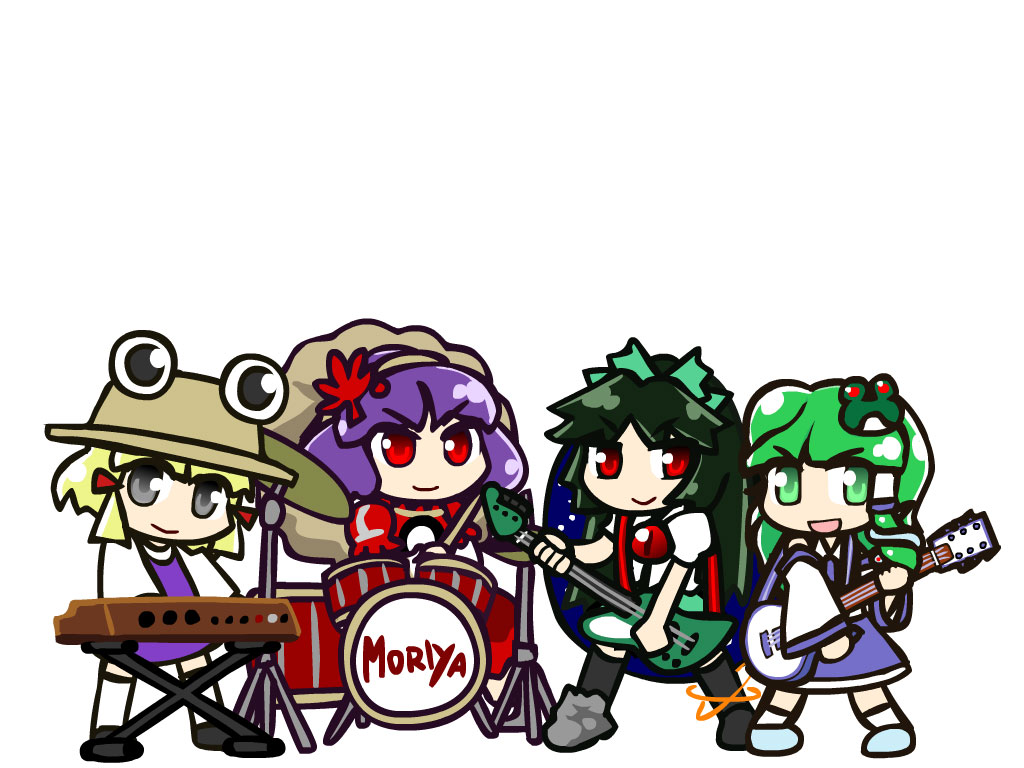 The Big ImageBoard (TBIB) - band chibi drum gakubuti ico guitar ...