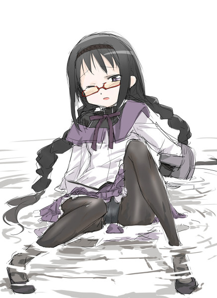 The Big Imageboard Tbib Akemi Homura Black Hair Blush Braid