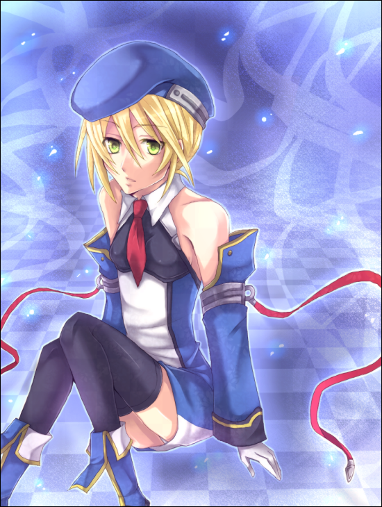 The Big Imageboard Tbib Arc System Works Beret Blazblue Blonde Hair