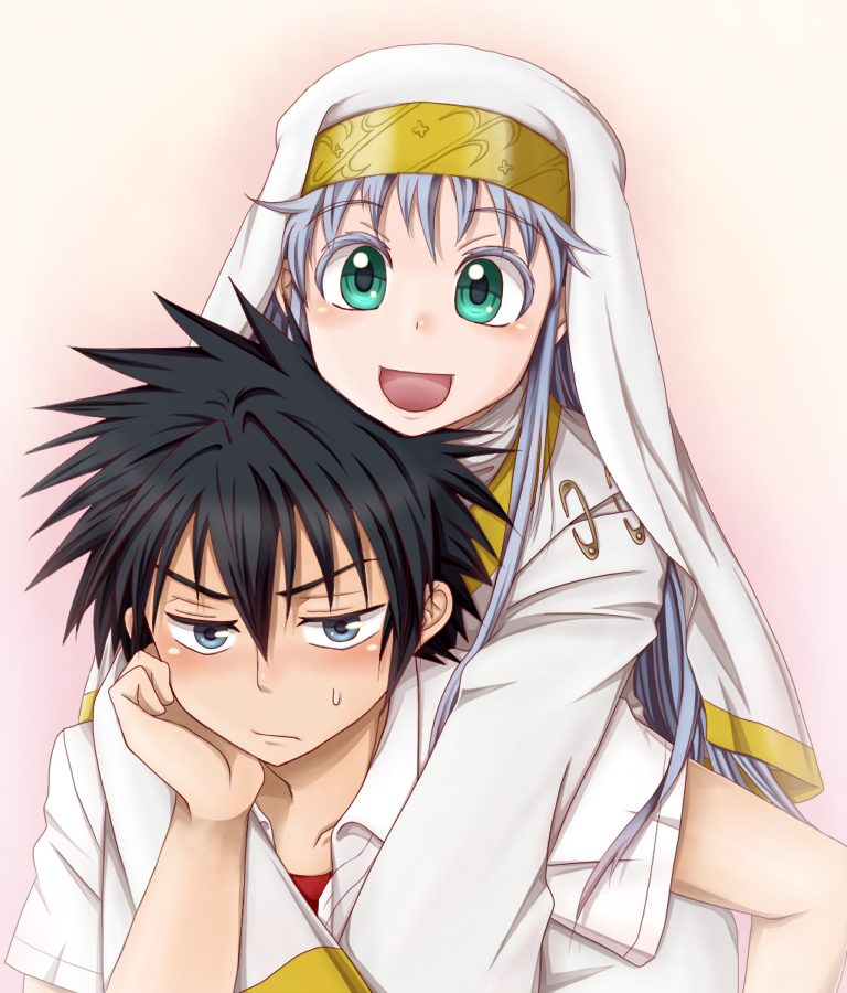 The Big Imageboard Tbib 1girl Aqua Eyes Black Hair Blue Eyes Blush