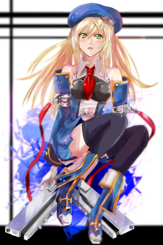 The Big Imageboard Tbib Arc System Works Bare Shoulders Beret