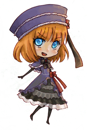 The Big ImageBoard (TBIB) - blue eyes bow chibi dress eva beatrice ...